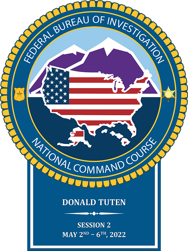 FBI LEEDS PERSONALIZED PLAQUE WITH TAB