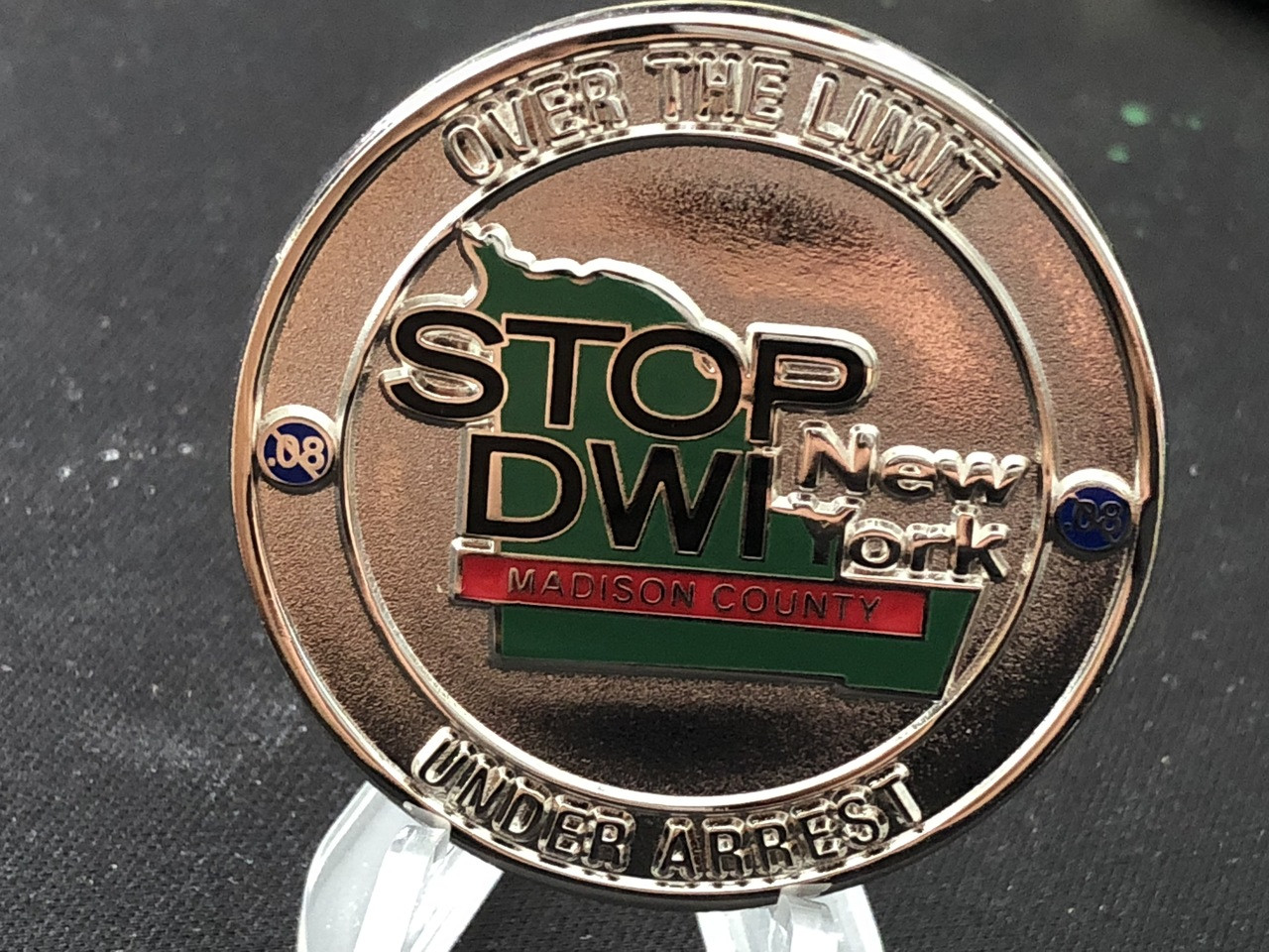 MADISON CTY SHERIFF NY STOP DWI COIN