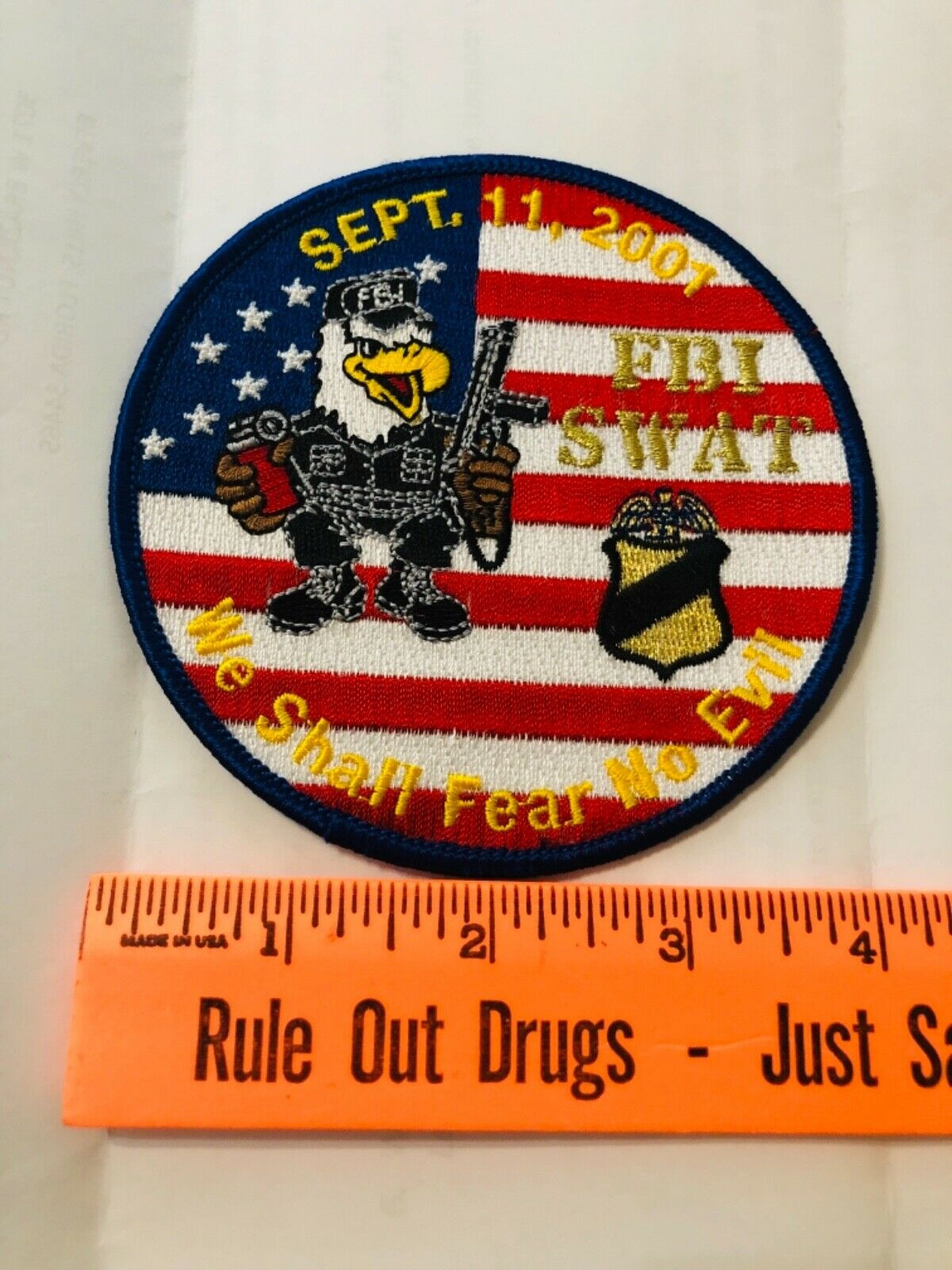 FBI SWAT SEPT. 11TH 2001 NO EVIL PATCH