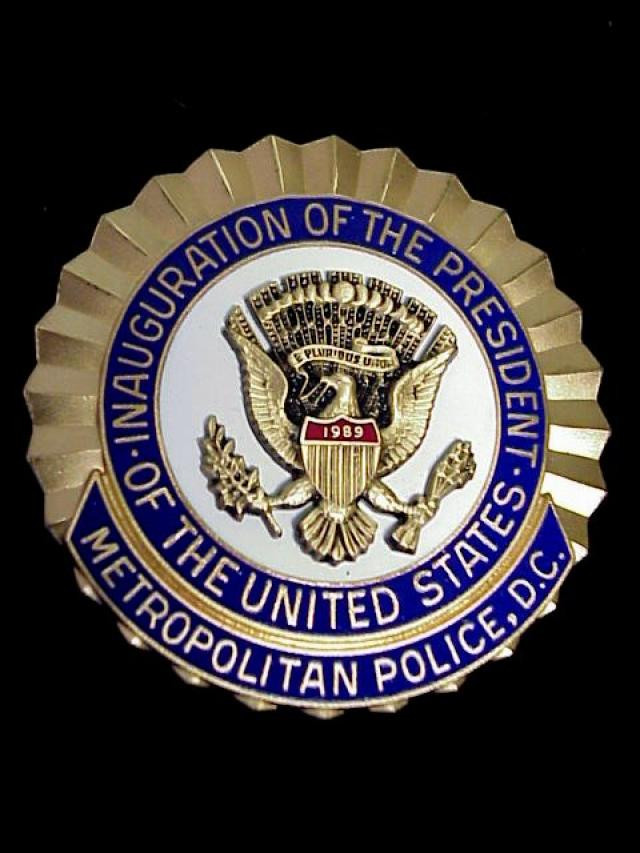 DC Metropolitan Police 1989 BUSH Presidential Inauguration # 1393 ...