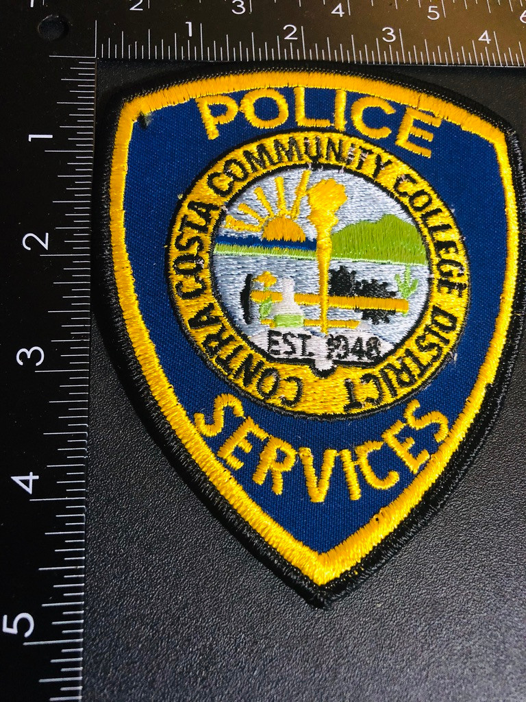 CONTRA COSTA CA COLLEGE POLICE PATCH 2