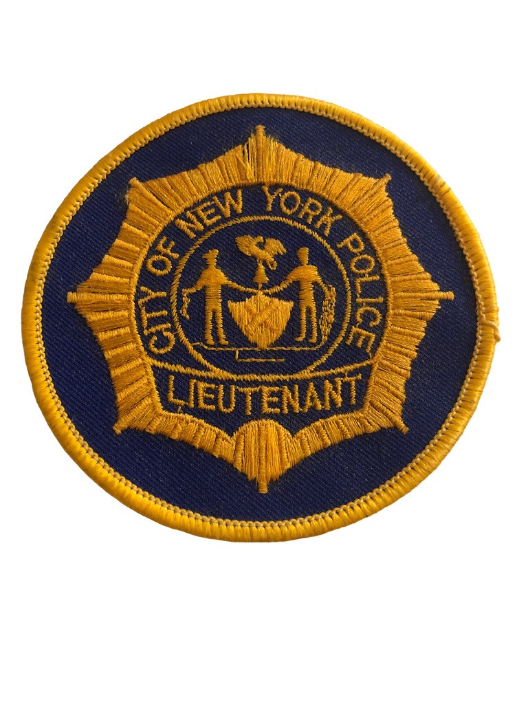 NYPD LIEUTENANT POLICE PATCH