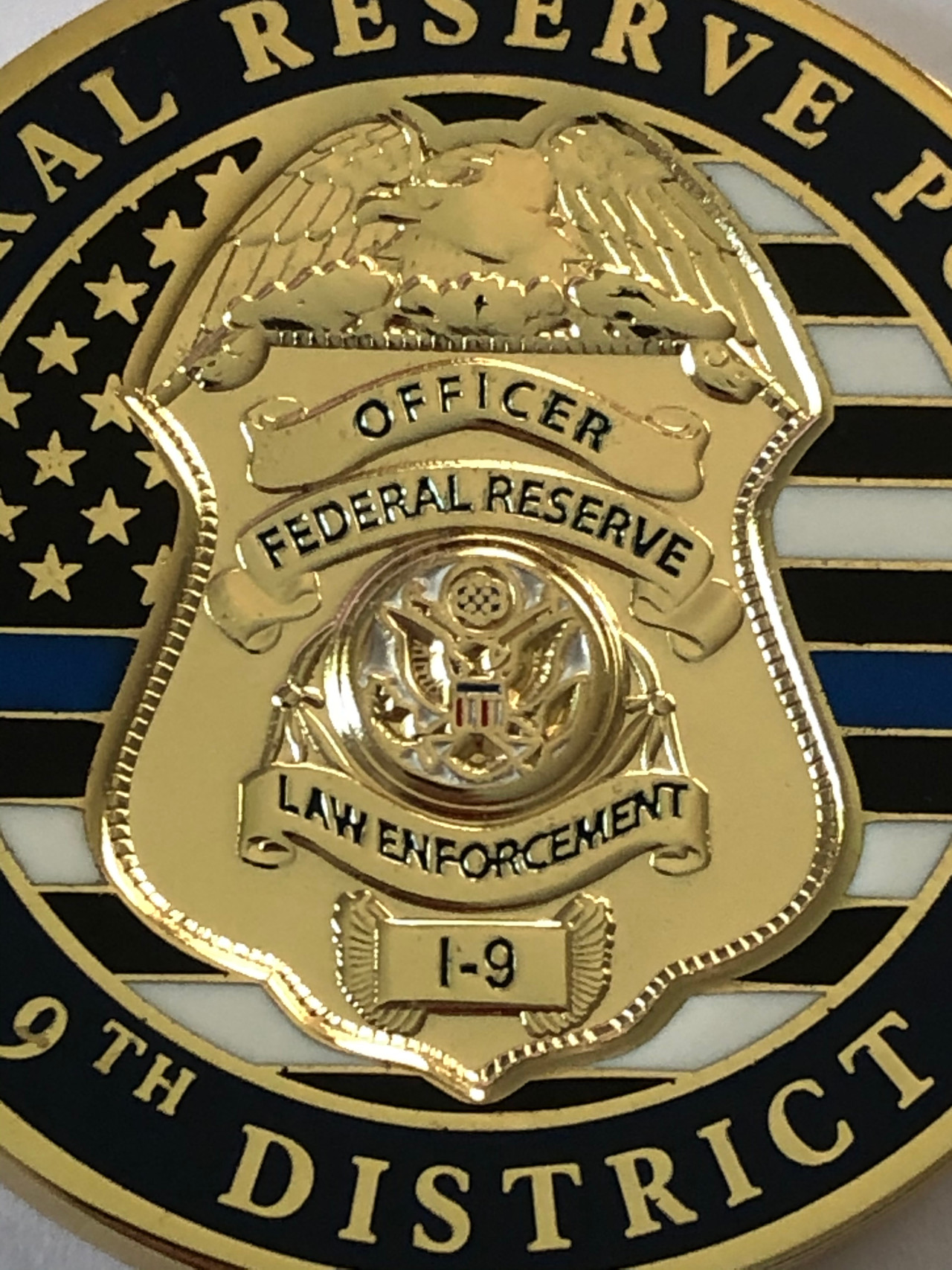 FEDERAL RESERVE BANK POLICE COIN 9TH DISTRICT