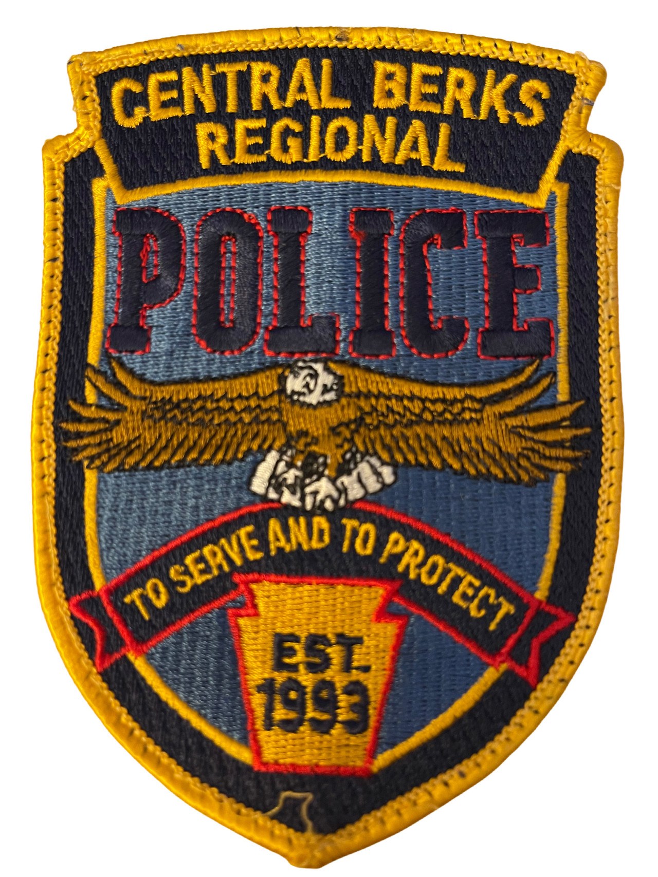 CENTRAL BERKS REGIONAL POLICE PA PATCH