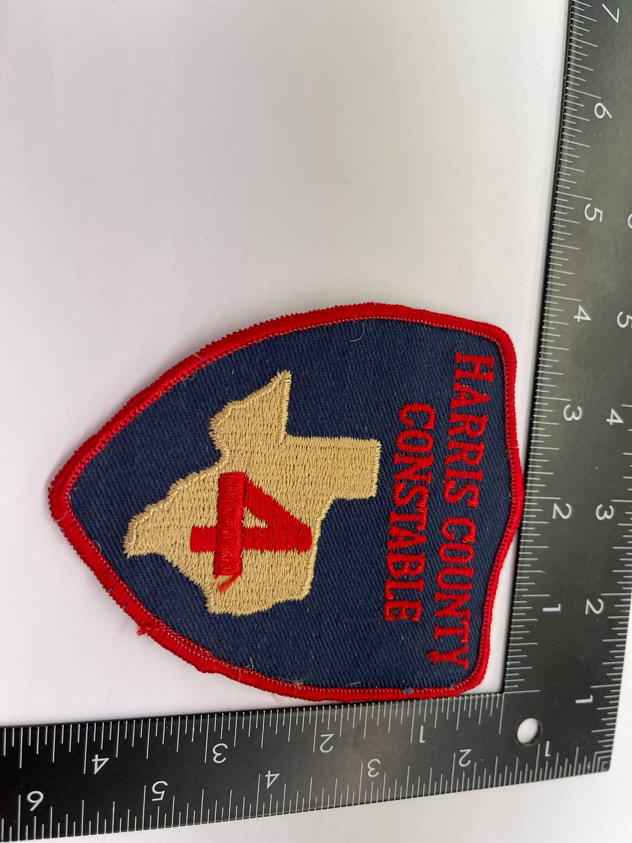 HARRIS CTY CONSTABLE PRECINCT #4 TX LASER CUT PATCH