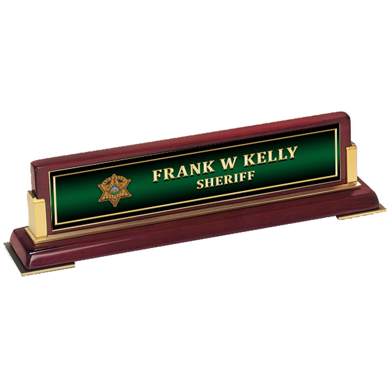 Miami Sheriff Vertical Name Plate • Chiefmart • Copbay • Copsarecool