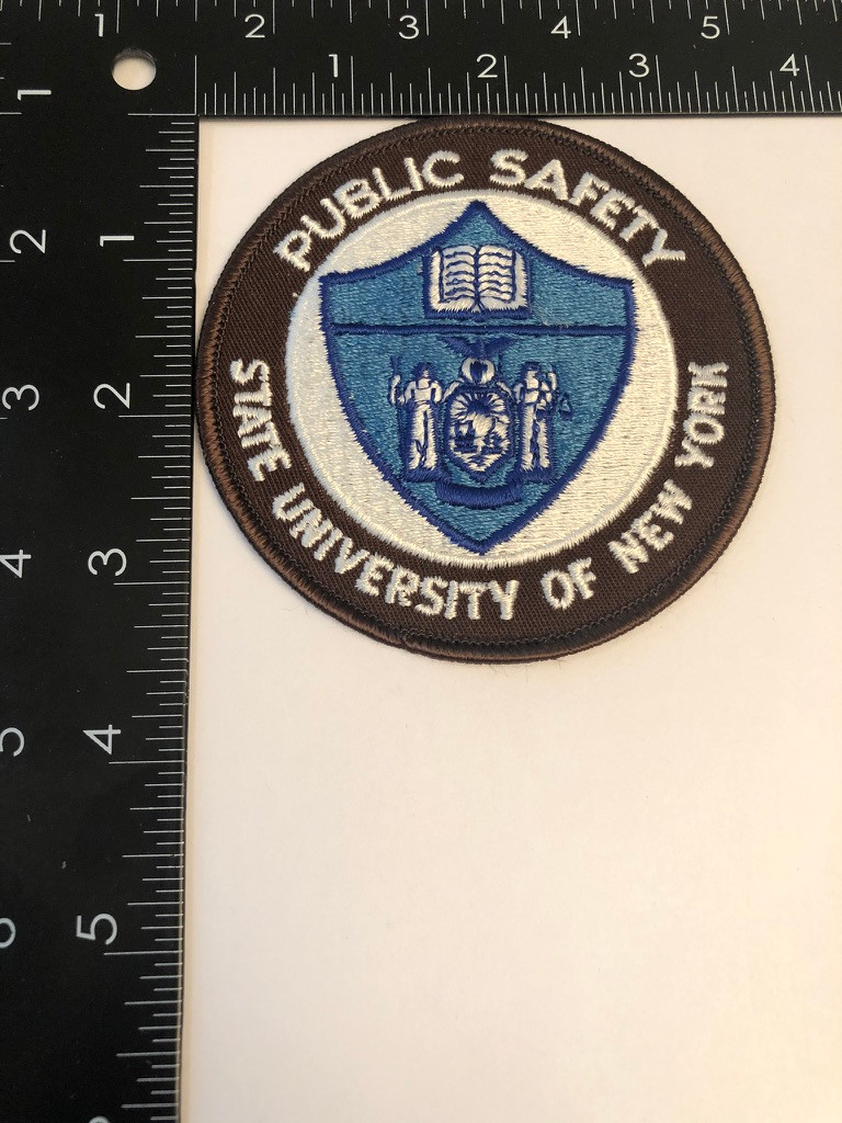 SUNY PUBLIC SAFETY NY POLICE PATCH