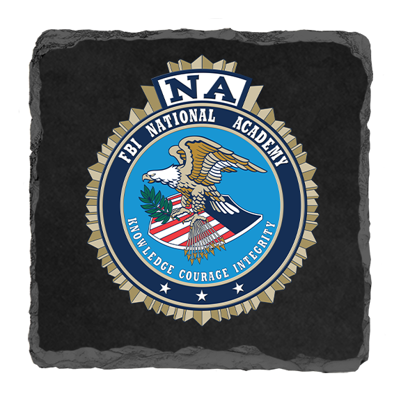 FBINAA 3.5 Square Slate Coaster