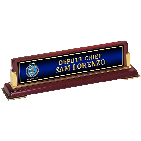 FBINAA VERTICAL NAME PLATE