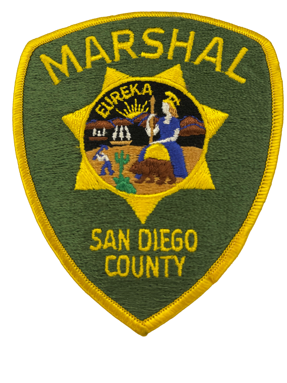 SAN DIEGO COUNTY CA MARSHAL PATCH