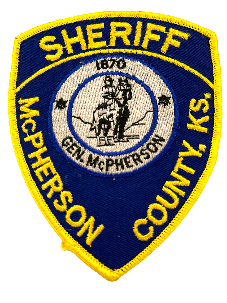 McPHERSON COUNTY SHERIFF KANSAS PATCH