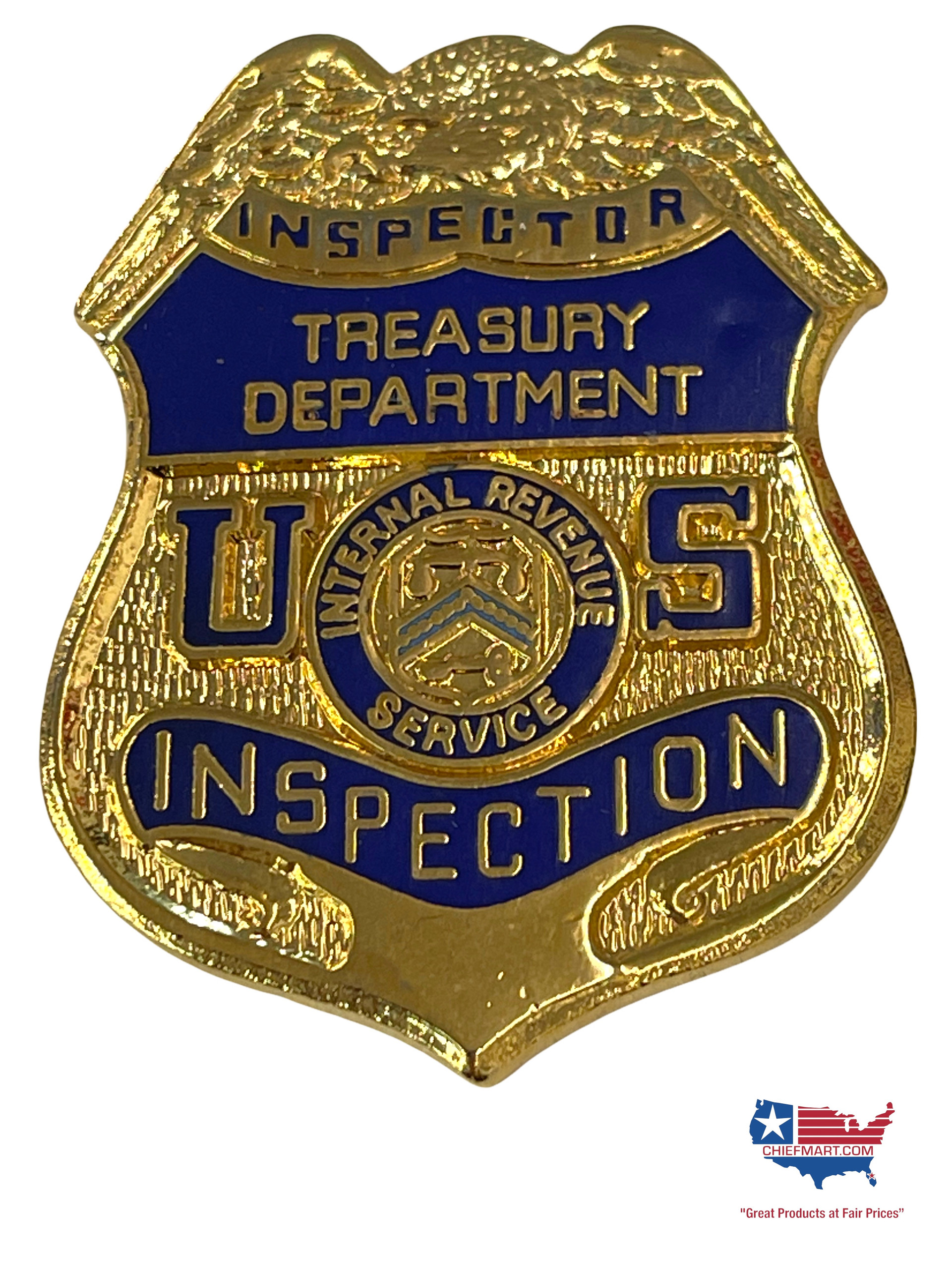 IRS TREASURY INSPECTOR FLAT EMBLEM