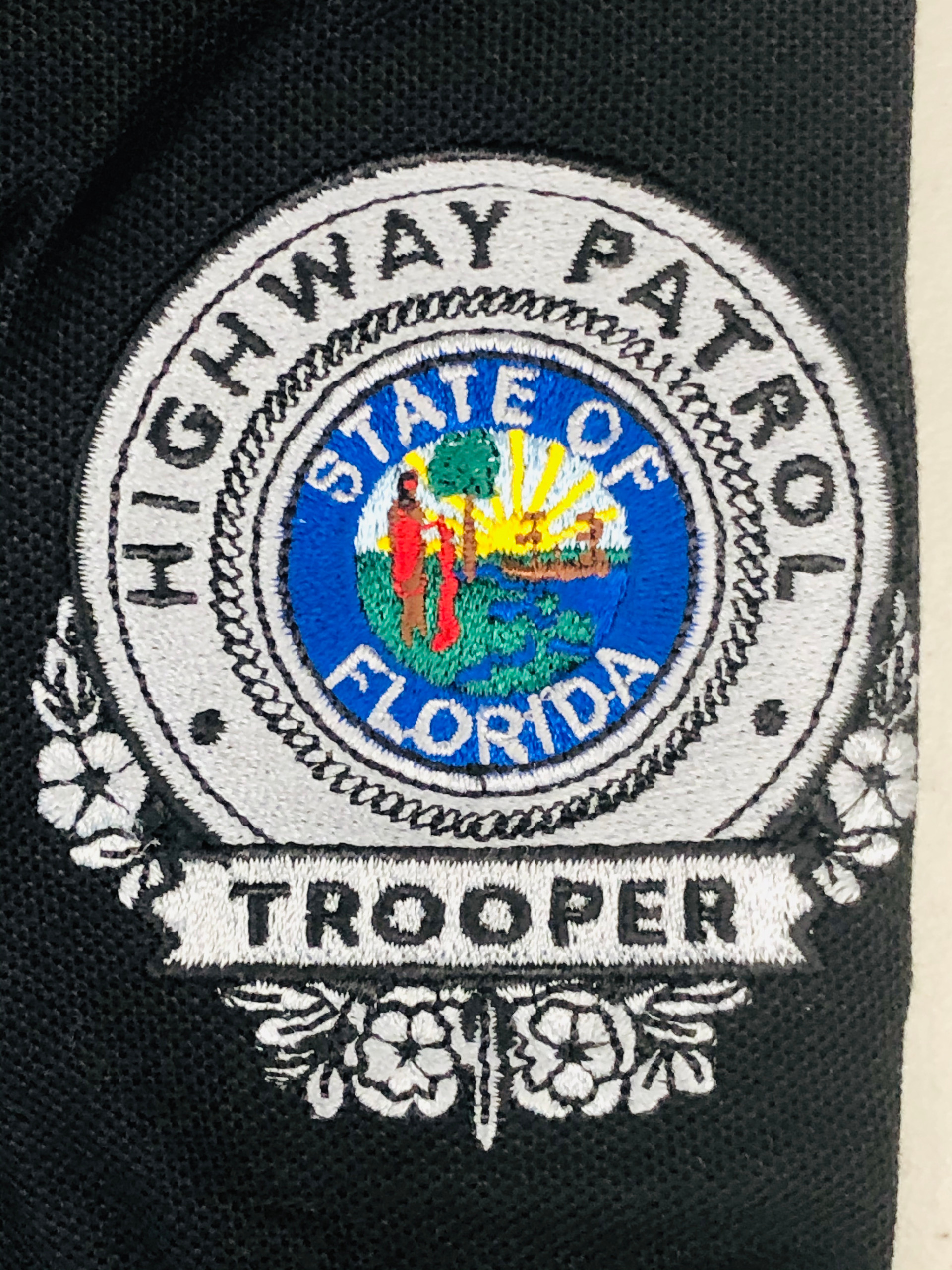 FLORIDA HIGHWAY PATROL POLO GOLD BADGE