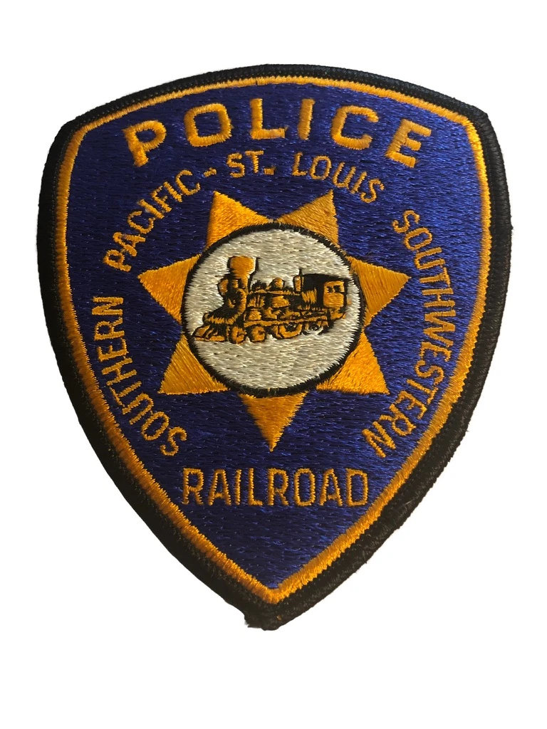SOUTHERN PACIFIC SOUTHWESTERN RAILROAD POLICE PATCH