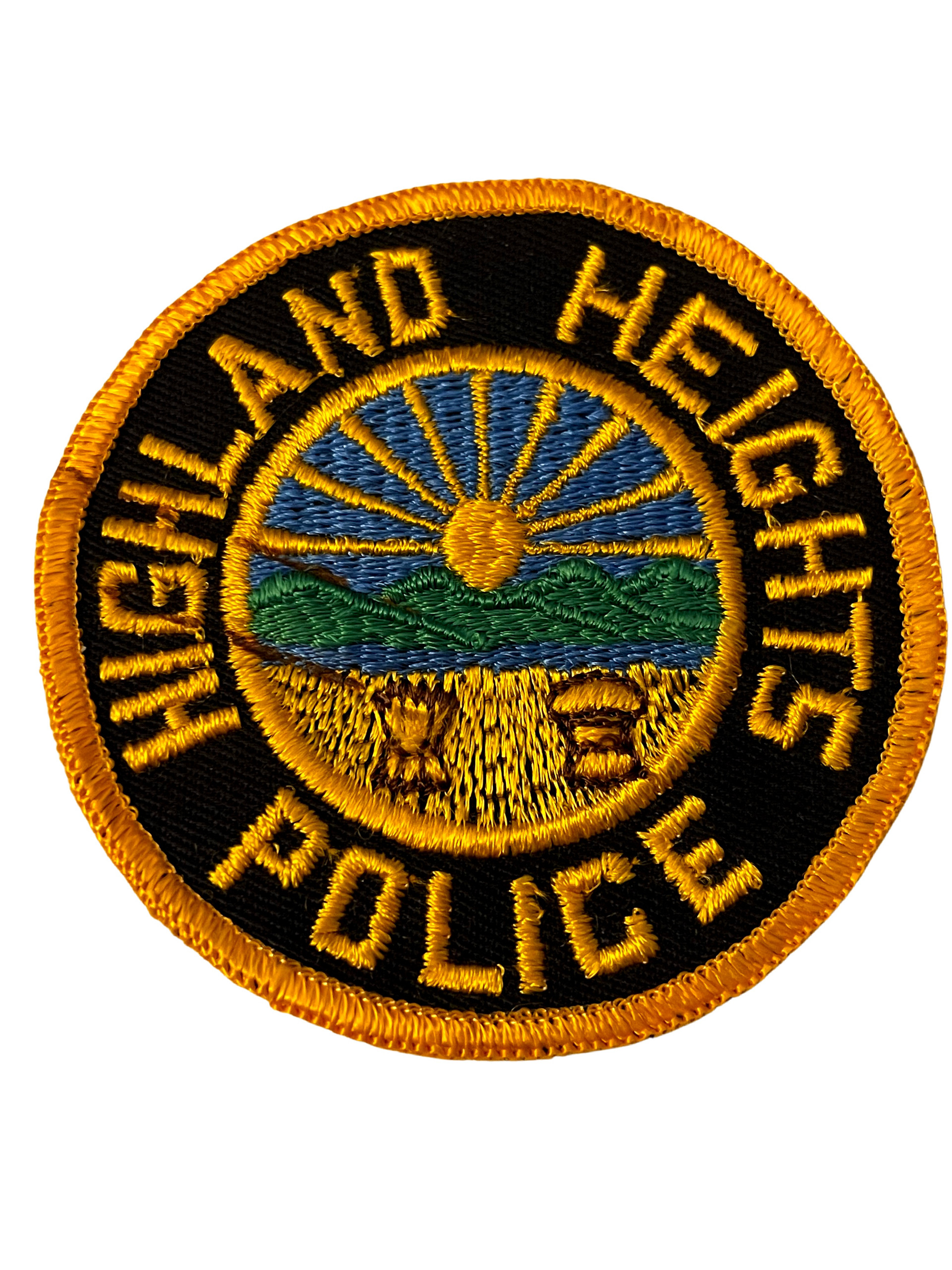 HIGHLAND HEIGHTS OH POLICE BADGE PATCH FREE SHIPPING!