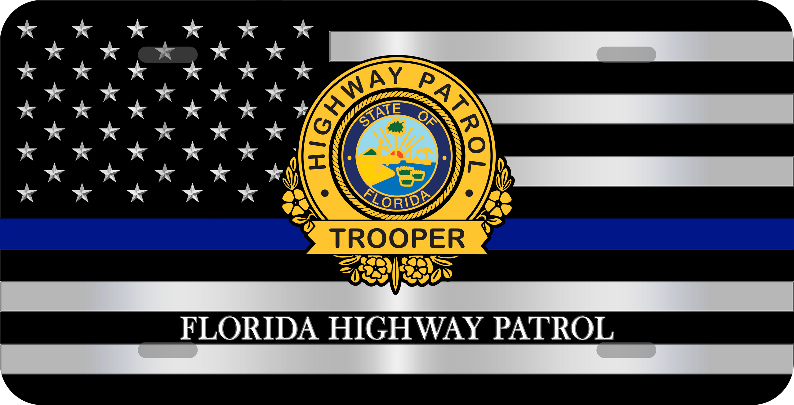 FHP LICENSE PLATE - ChiefMart-CopBay-CopsAreCool