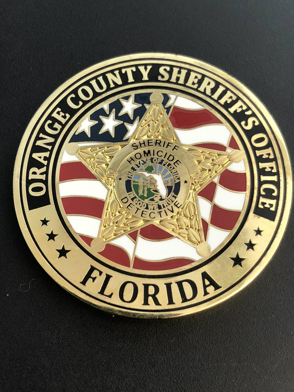 ORANGE CTY SHERIFF HOMICIDE UNIT CHALLENGE COIN RARE