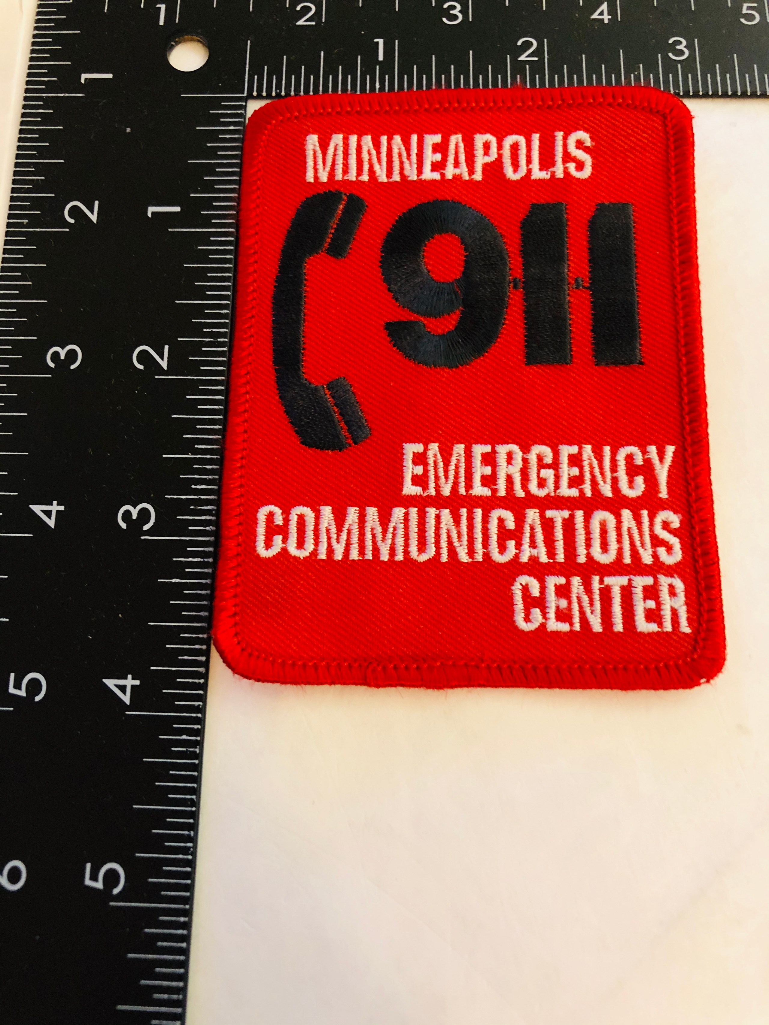 MINNEAPOLIS 911 EMERGENCY COMMUNICATIONS CENTER PATCH