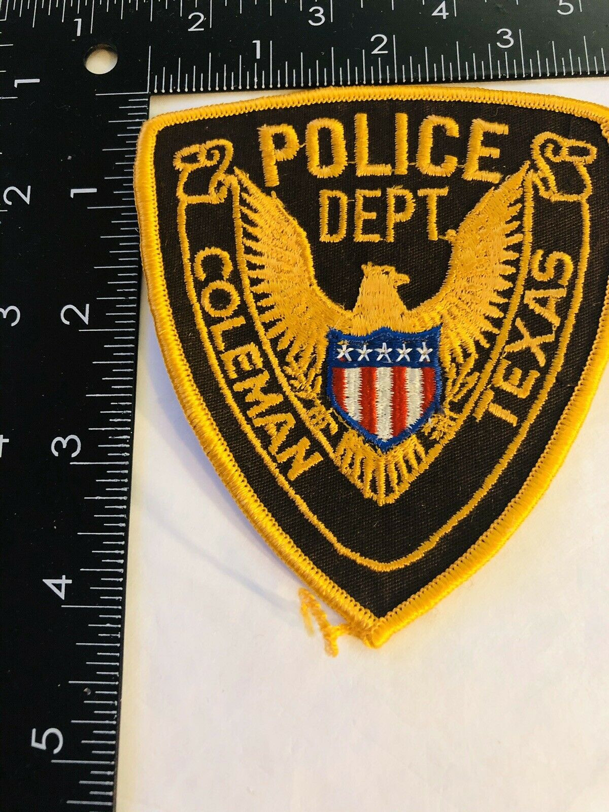COLEMAN TEXAS POLICE PATCH