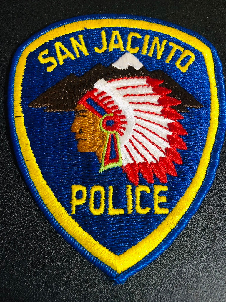 SAN JACINTO CA POLICE PATCH