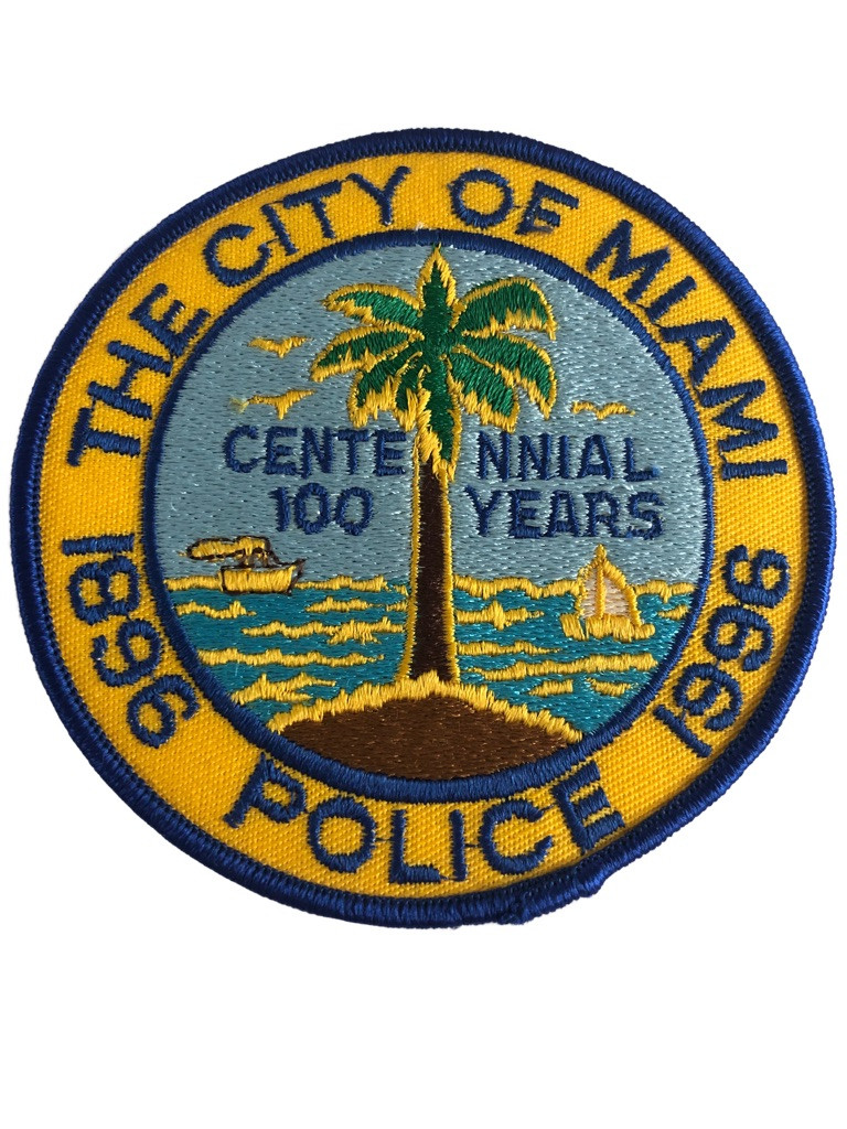 MIAMI FL 100TH POLICE PATCH