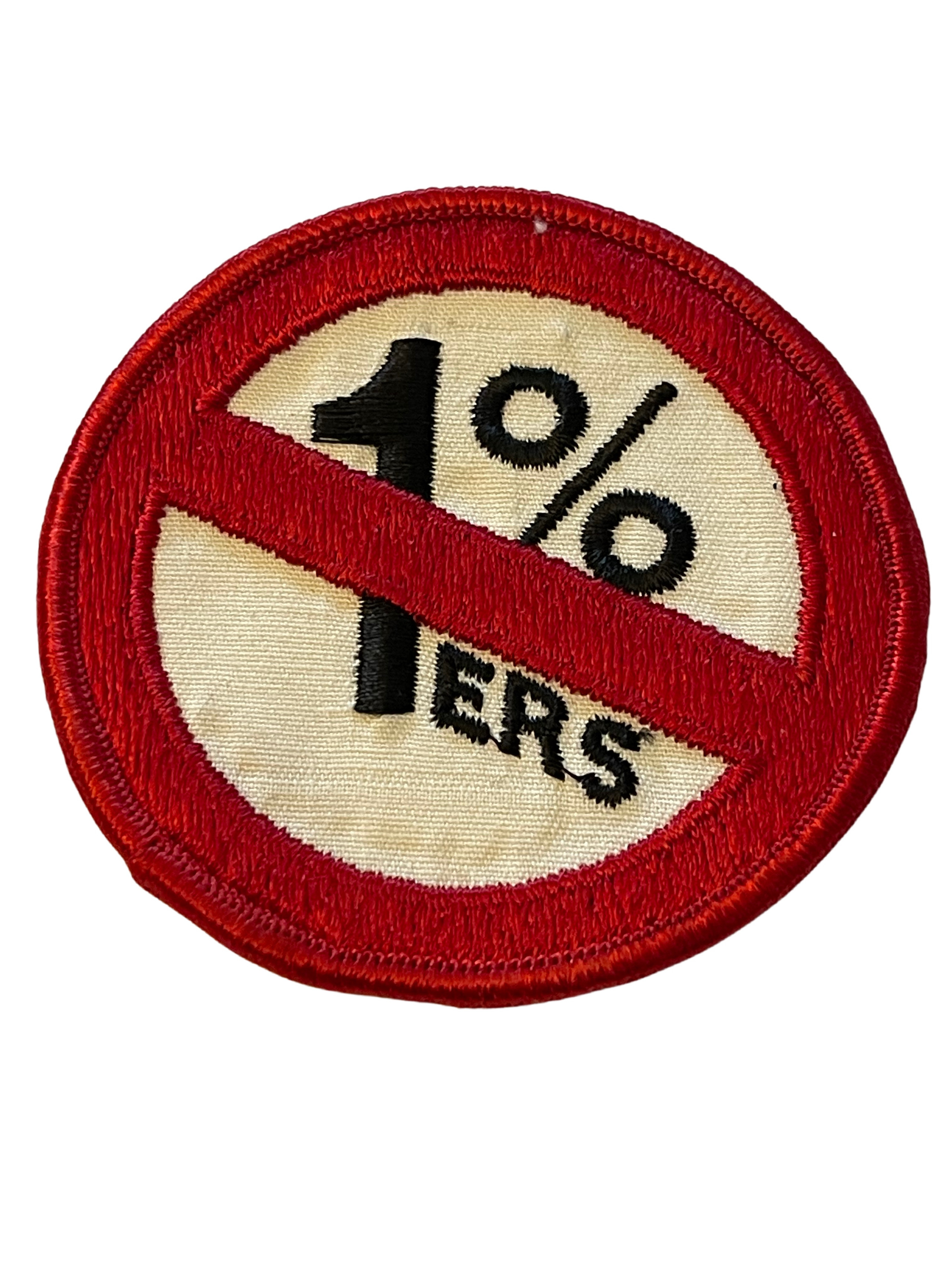 ONE PERCENT 1%ers PATCH FREE SHIPPING!