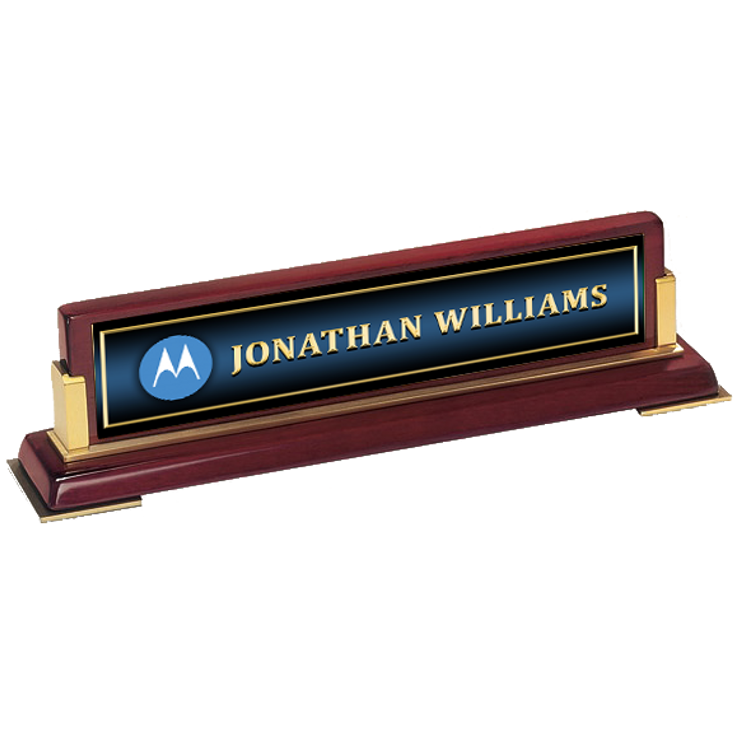 Full Color Desk Name Plate Chiefmart Copbay Copsarecool