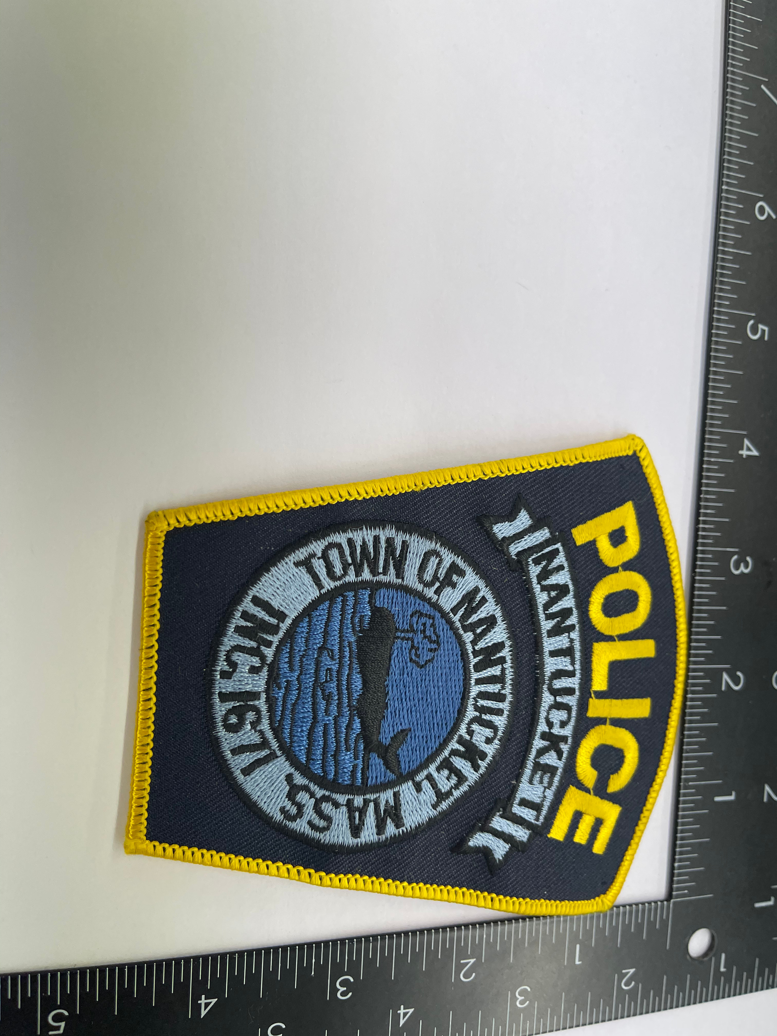 NANTUCKET MA POLICE PATCH