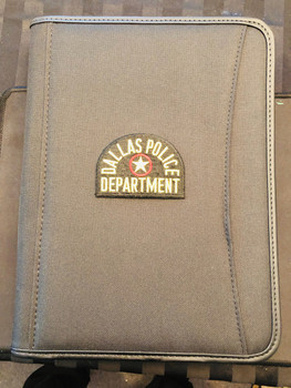DALLAS POLICE LASER CUT PATCH