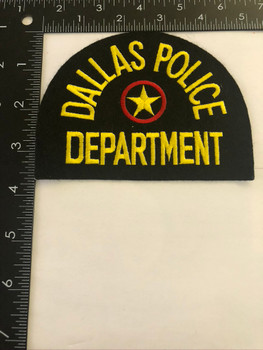 DALLAS POLICE LASER CUT PATCH