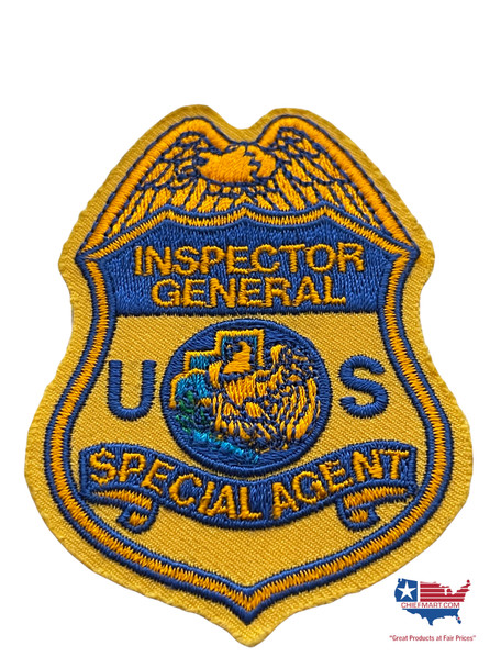 INSPECTOR GENERAL SPECIAL AGENT PATCH RARE