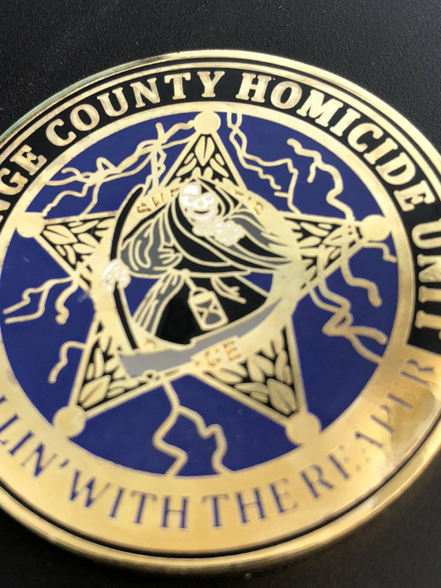 ORANGE CTY SHERIFF HOMICIDE UNIT CHALLENGE COIN RARE