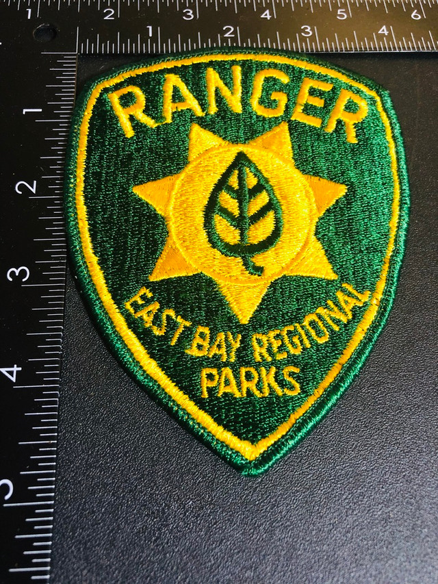EAST BAY CA PARKS RANGER PATCH