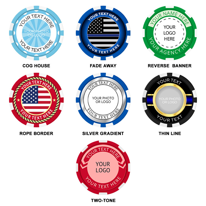 Poker Chip Coin - ChiefMart-CopBay-CopsAreCool