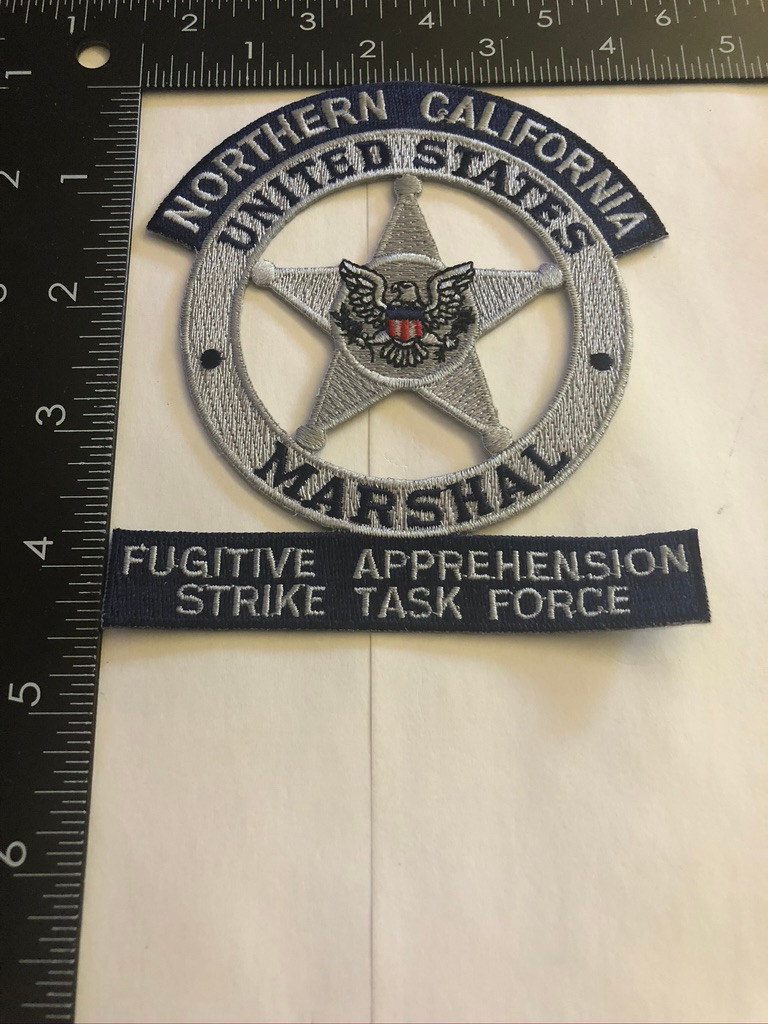 U.S. MARSHALS SERVICE NORTHERN CALIFORNIA FUGITIVE PATCH