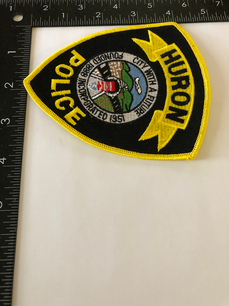 HURON POLICE CA PATCH