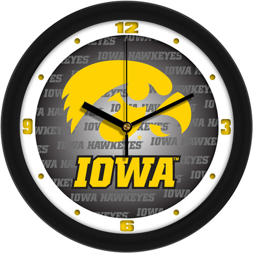 Iowa Hawkeyes - Dimension Team Wall Clock - ChiefMart-CopBay-CopsAreCool