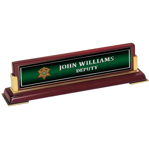 Miami Sheriff Vertical Name Plate Chiefmart Copbay Copsarecool