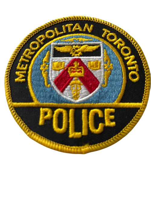 METROPOLITIAN TORONTO POLICE PATCH GOLD