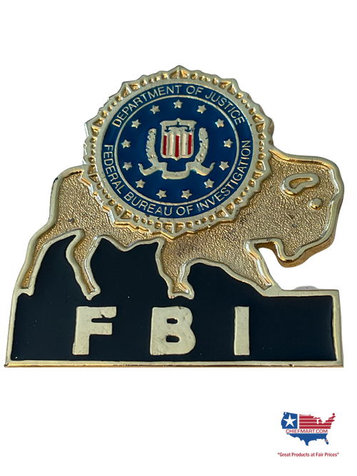 FBI BUFFALO PAPERWEIGHT LAST ONE