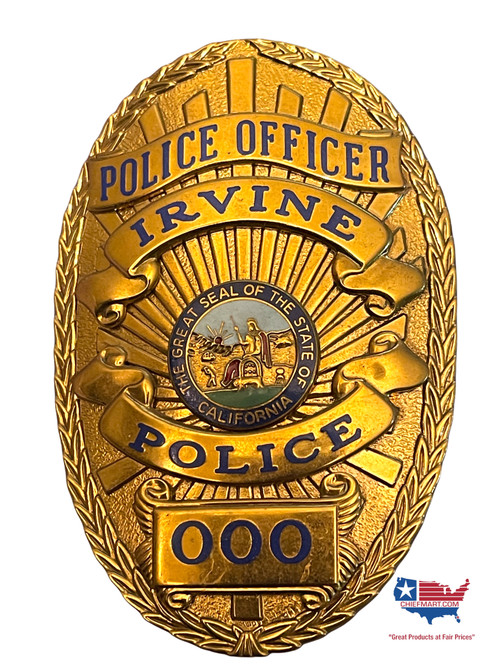 IRVING POLICE OFFICER CA BADGE
