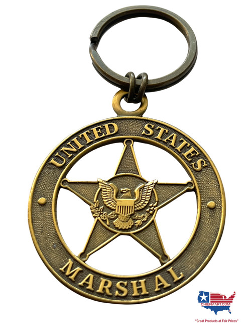 U.S. MARSHAL KEY TAG CHAIN