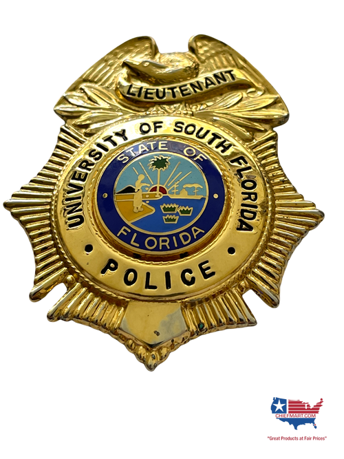 UNIV. OF SOUTH FLORIDA POLICE LIEUTENANT BADGE