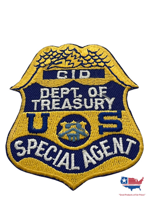 CID DEPT. OF TREASURY SPECIAL AGENT PATCH