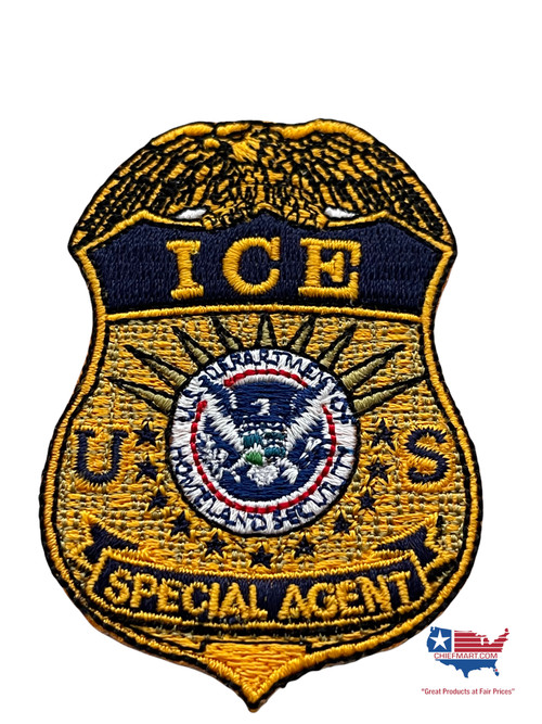ICE SPECIAL AGENT LASER CUT PATCH