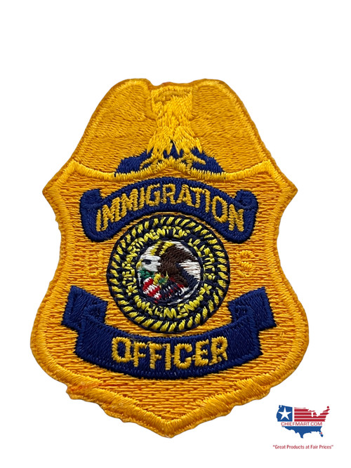IMMIGRATION OFFICER SOLID BADGE PATCH