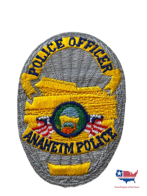 ANAHEIM POLICE OFFICER CA PATCH SMALL