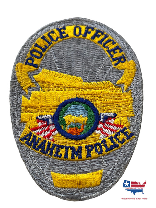 ANAHEIM POLICE OFFICER CA PATCH