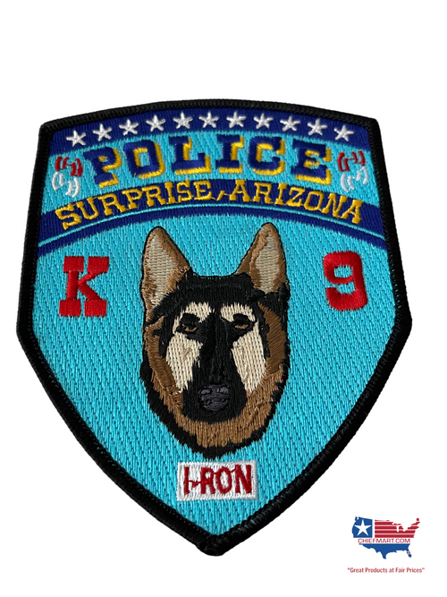 SURPRISE POLICE AZ K-9 I-RON PATCH