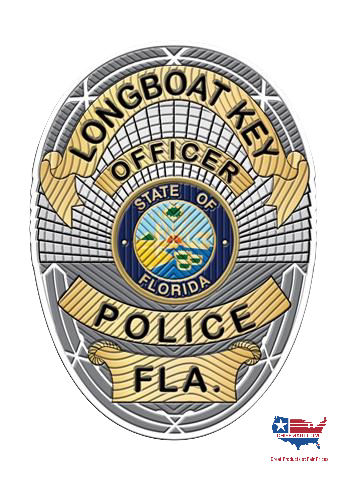 LONGBOAT KEY POLICE FL FLEX BADGE